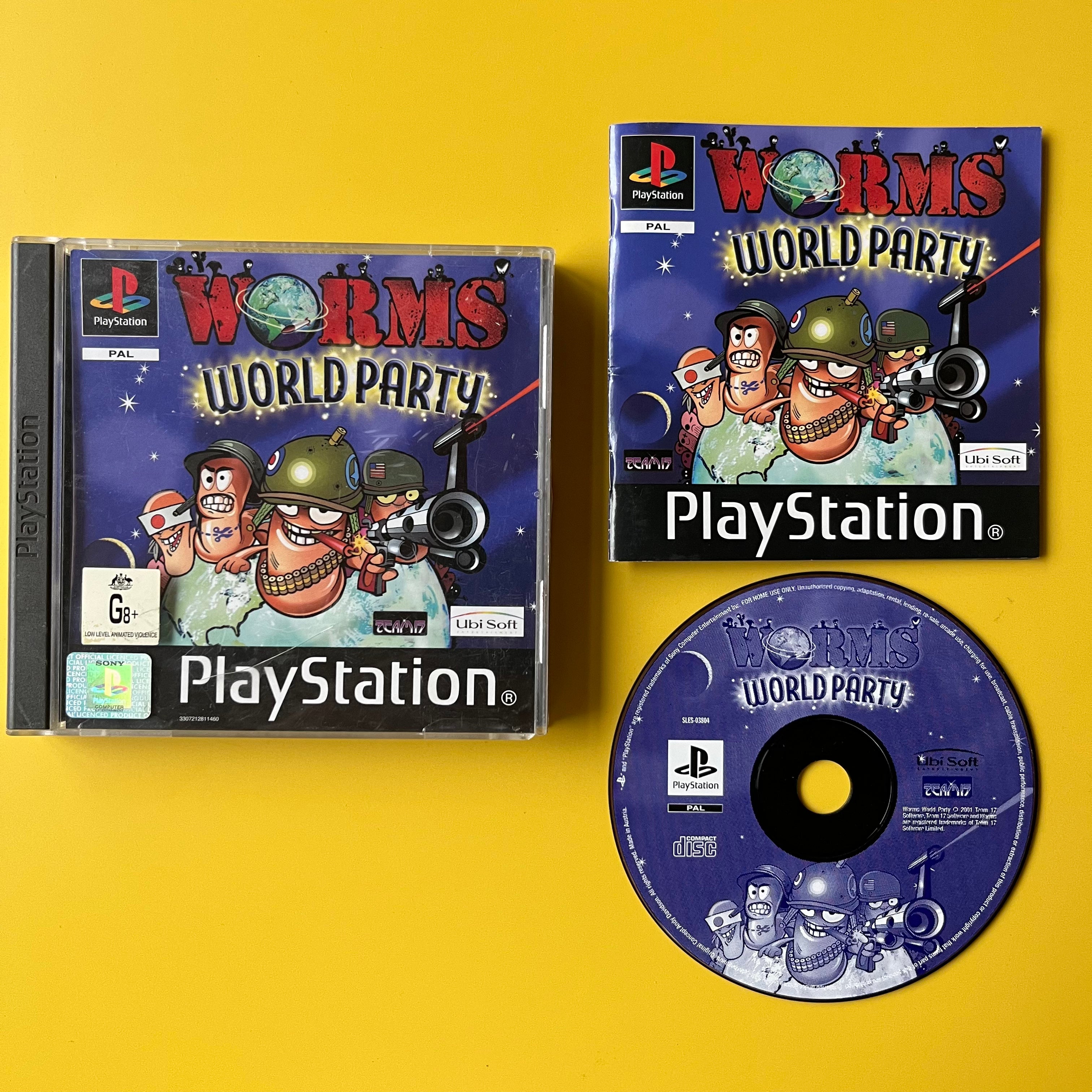 Buy PS1 - Worms World Party Online in Australia | PS1 - Worms World Party for Sale