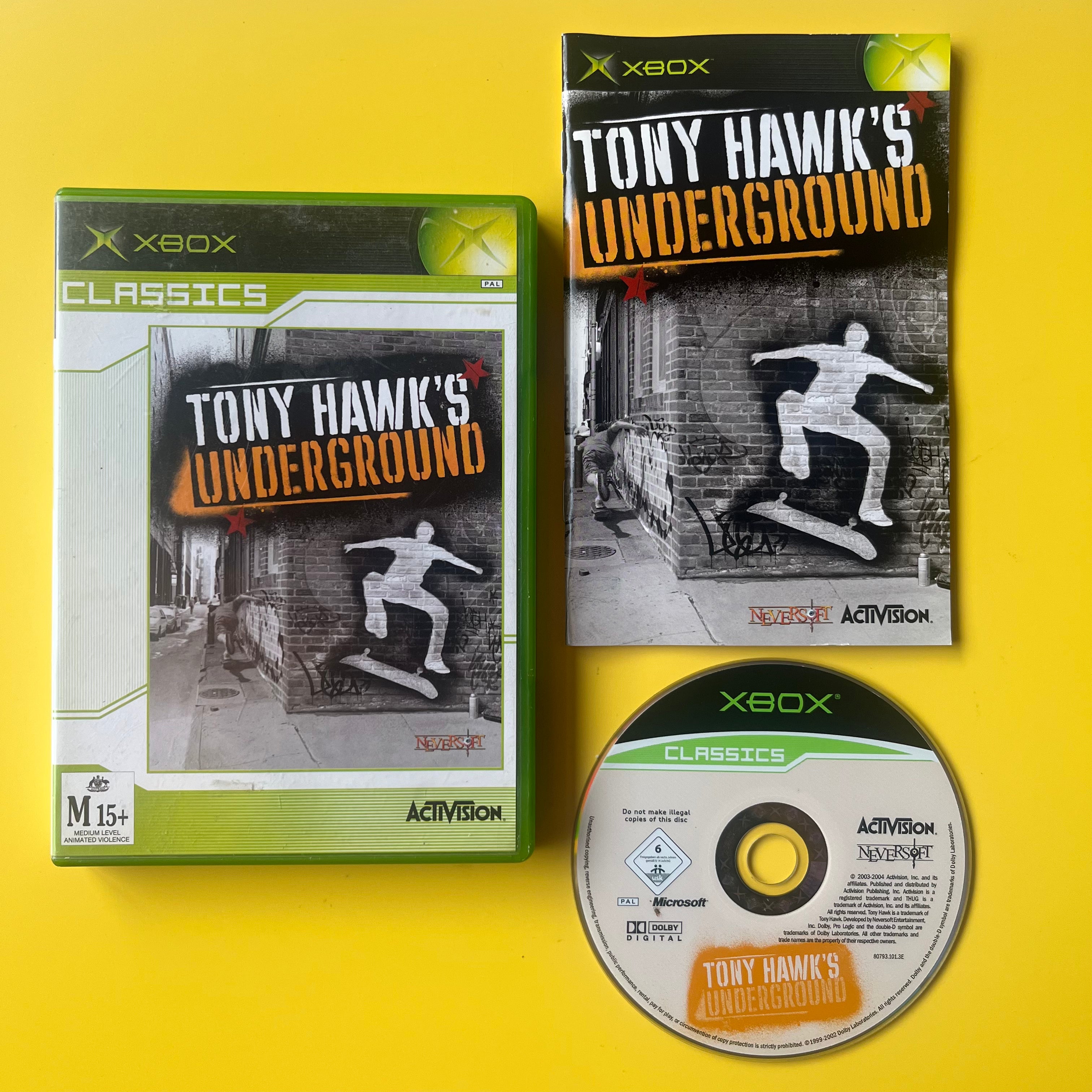 Xbox Tony Hawk s Underground Classics