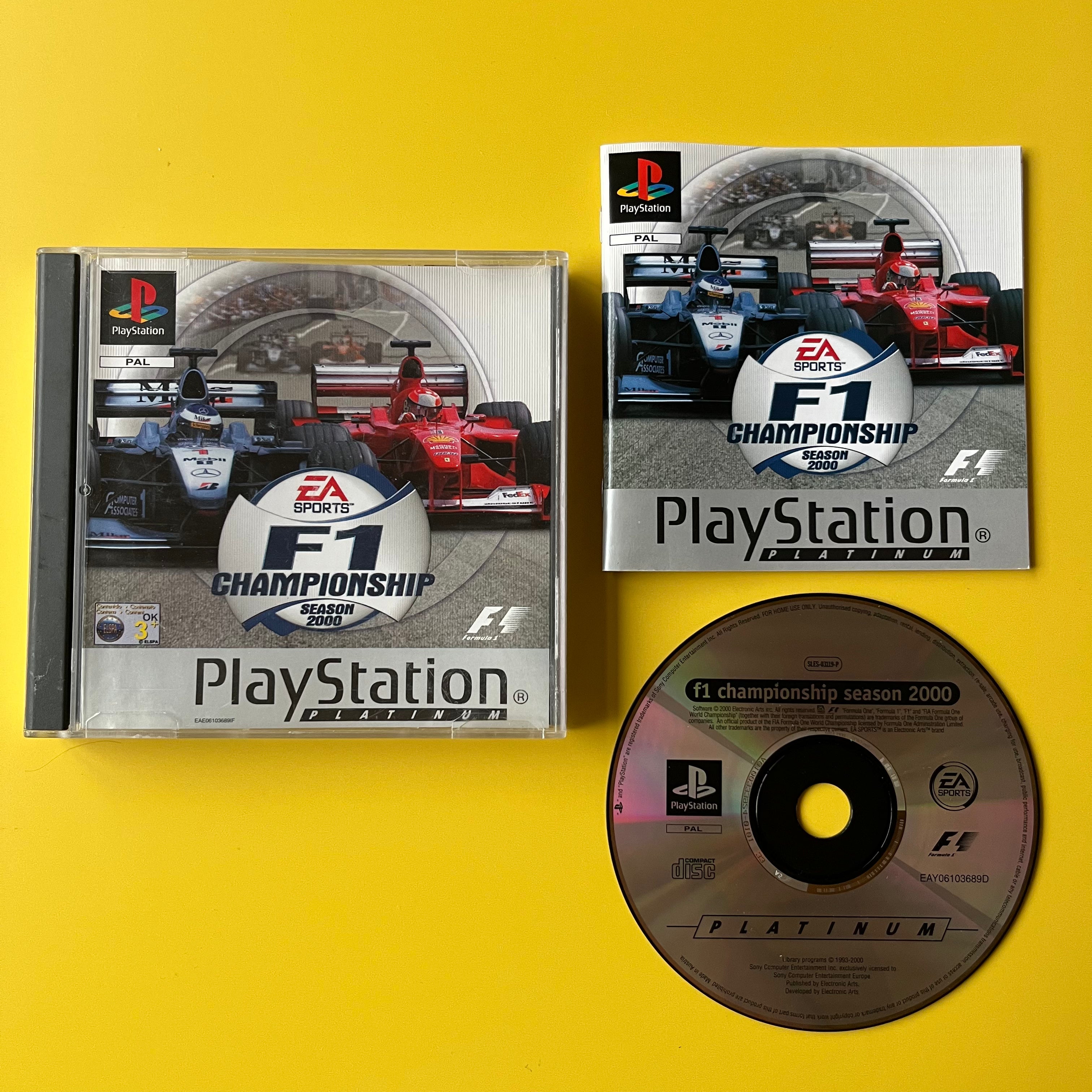 Buy PS1 - F1 Championship Season 2000 - Platinum Online in Australia | PS1 - F1 Championship ...