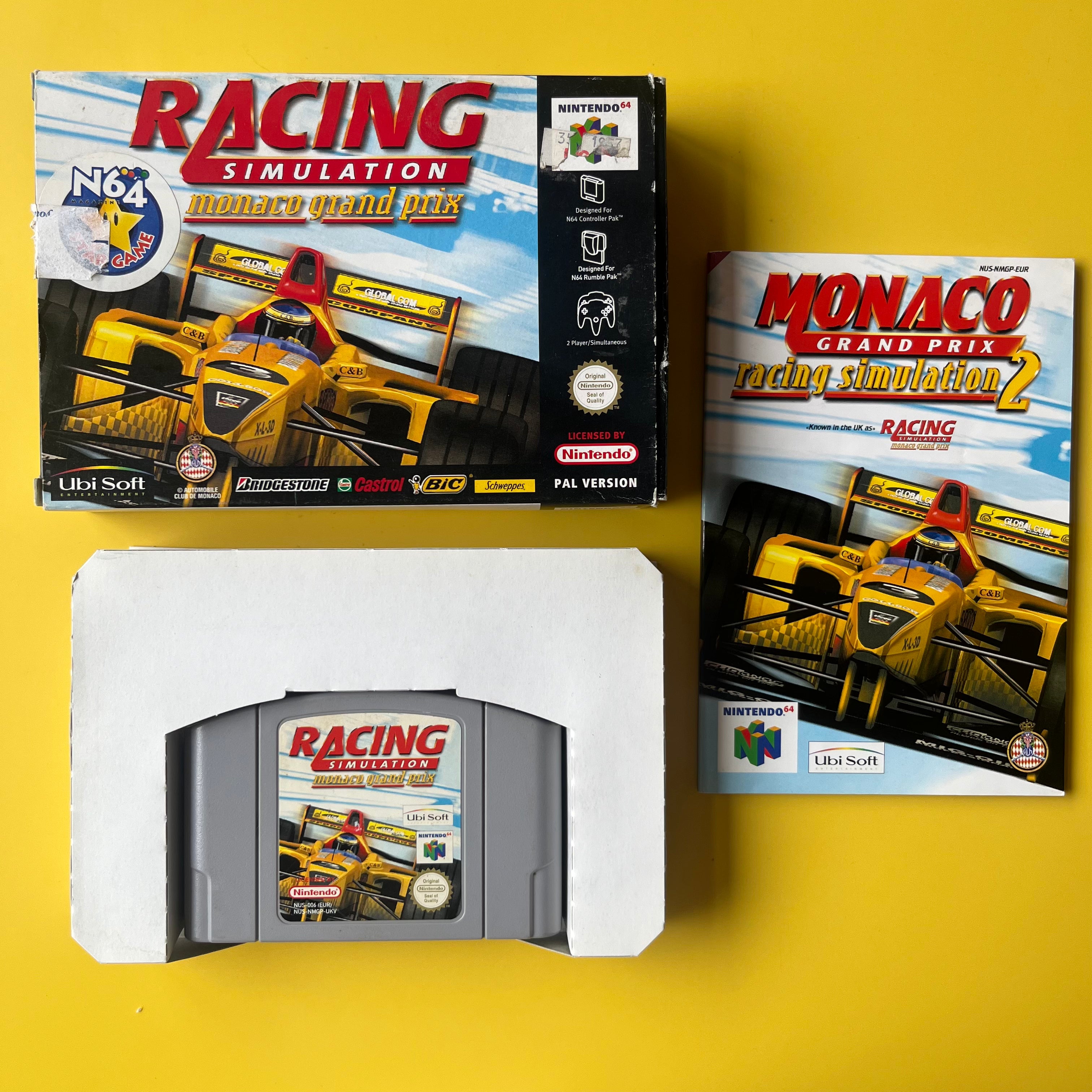 Buy Nintendo 64 - Racing Simulation Monaco Grand Prix Online in ...