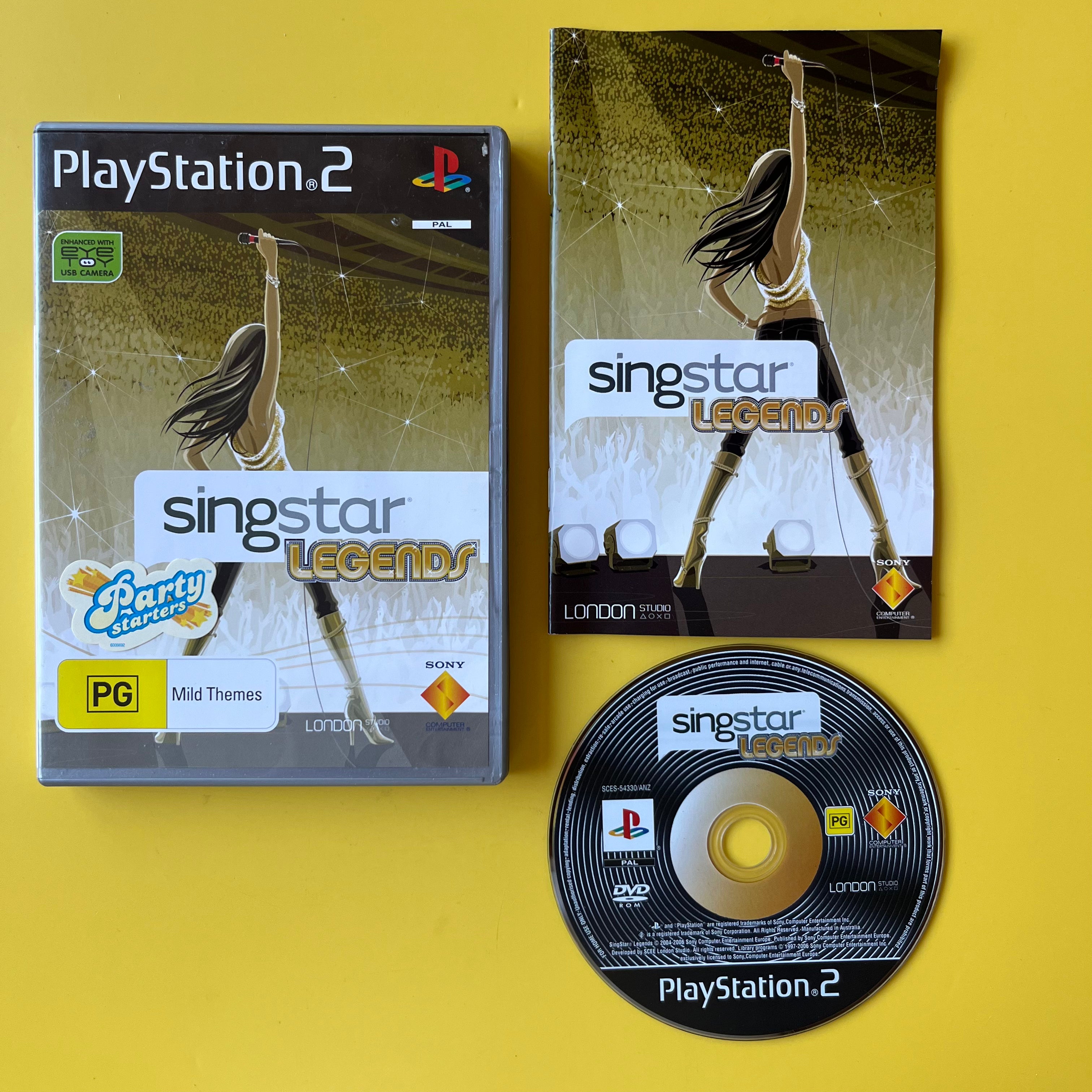 Buy PS2 - SingStar Legends Online in Australia | PS2 - SingStar Legends ...