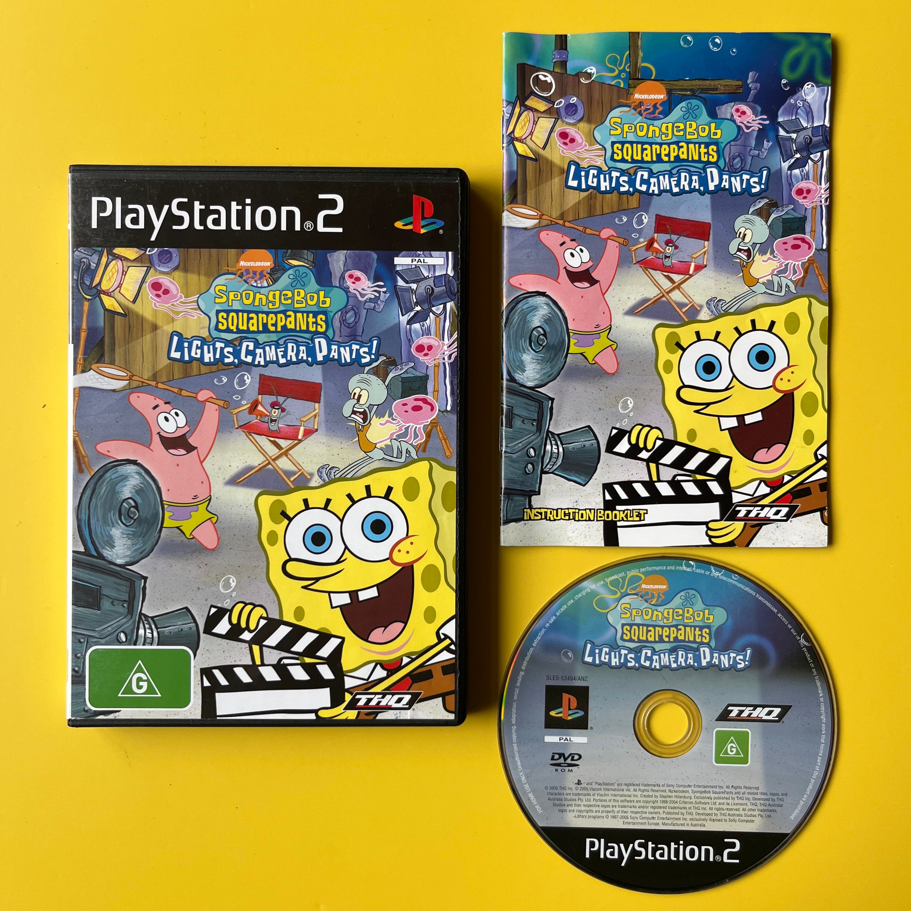 Buy PS2 - SpongeBob SquarePants - Lights, Camera, Pants! Online in ...