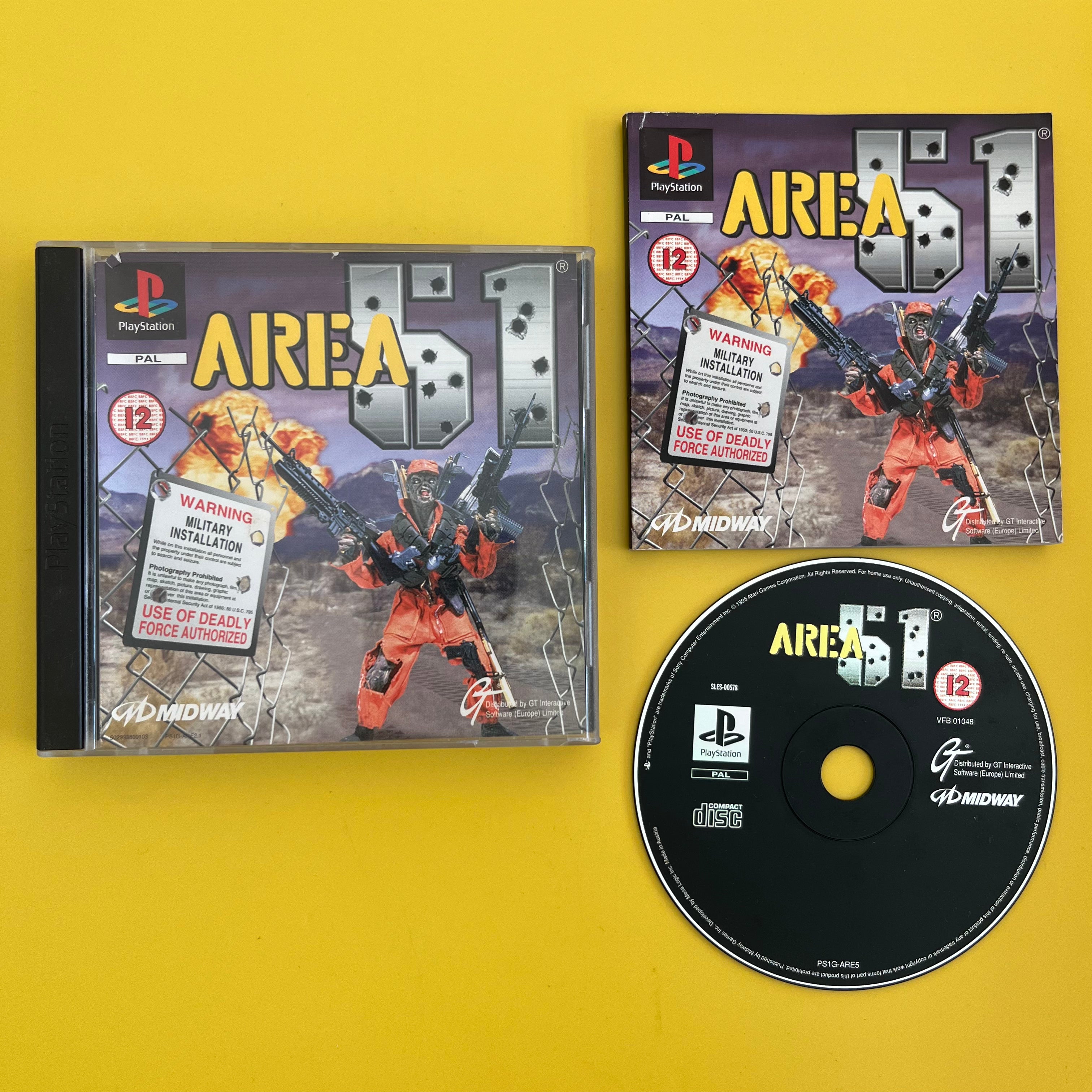 Buy PS1 - Area 51 Online in Australia | PS1 - Area 51 for Sale