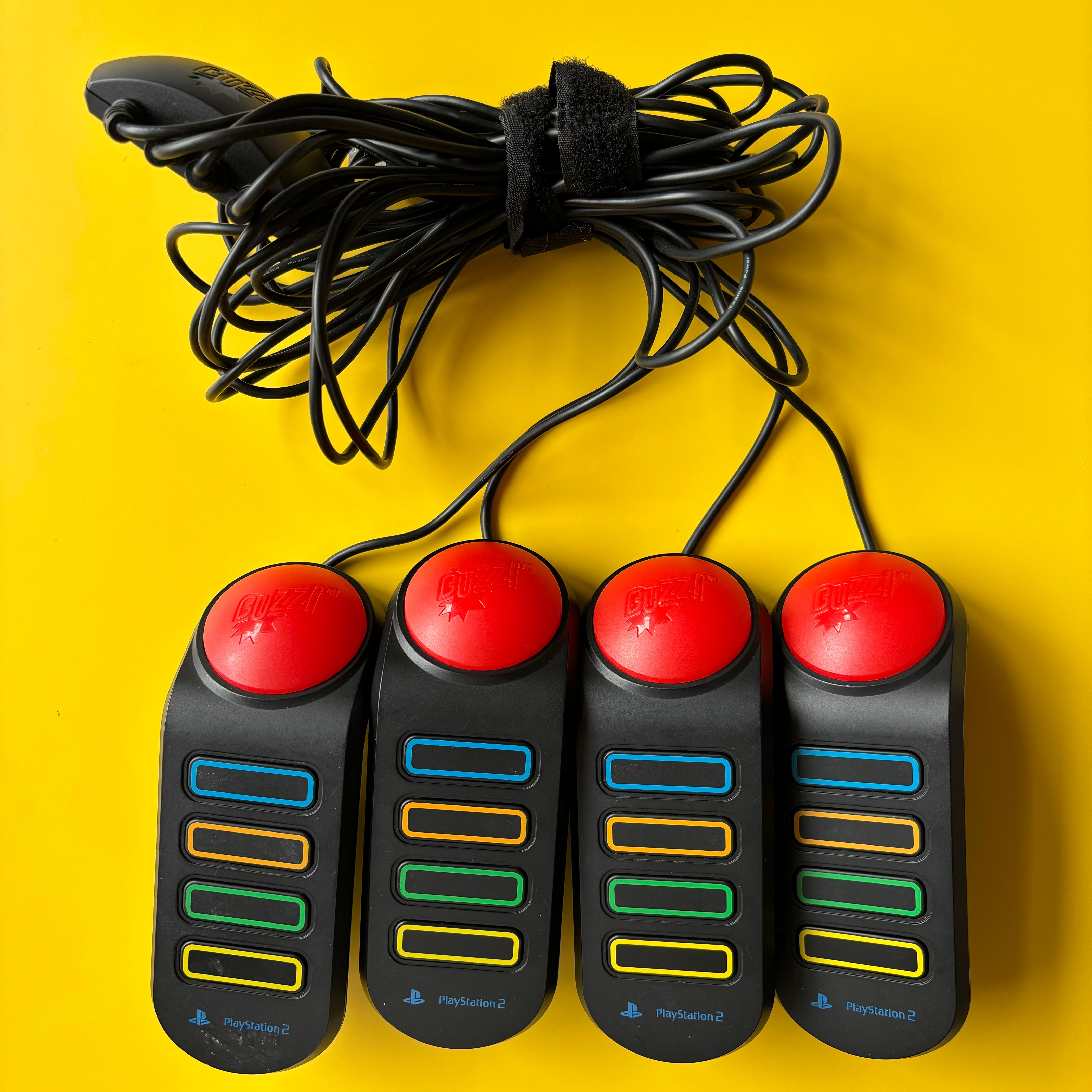 Buy PS2 - Buzz 4 Wired Controller Set Online in Australia | PS2 - Buzz ...