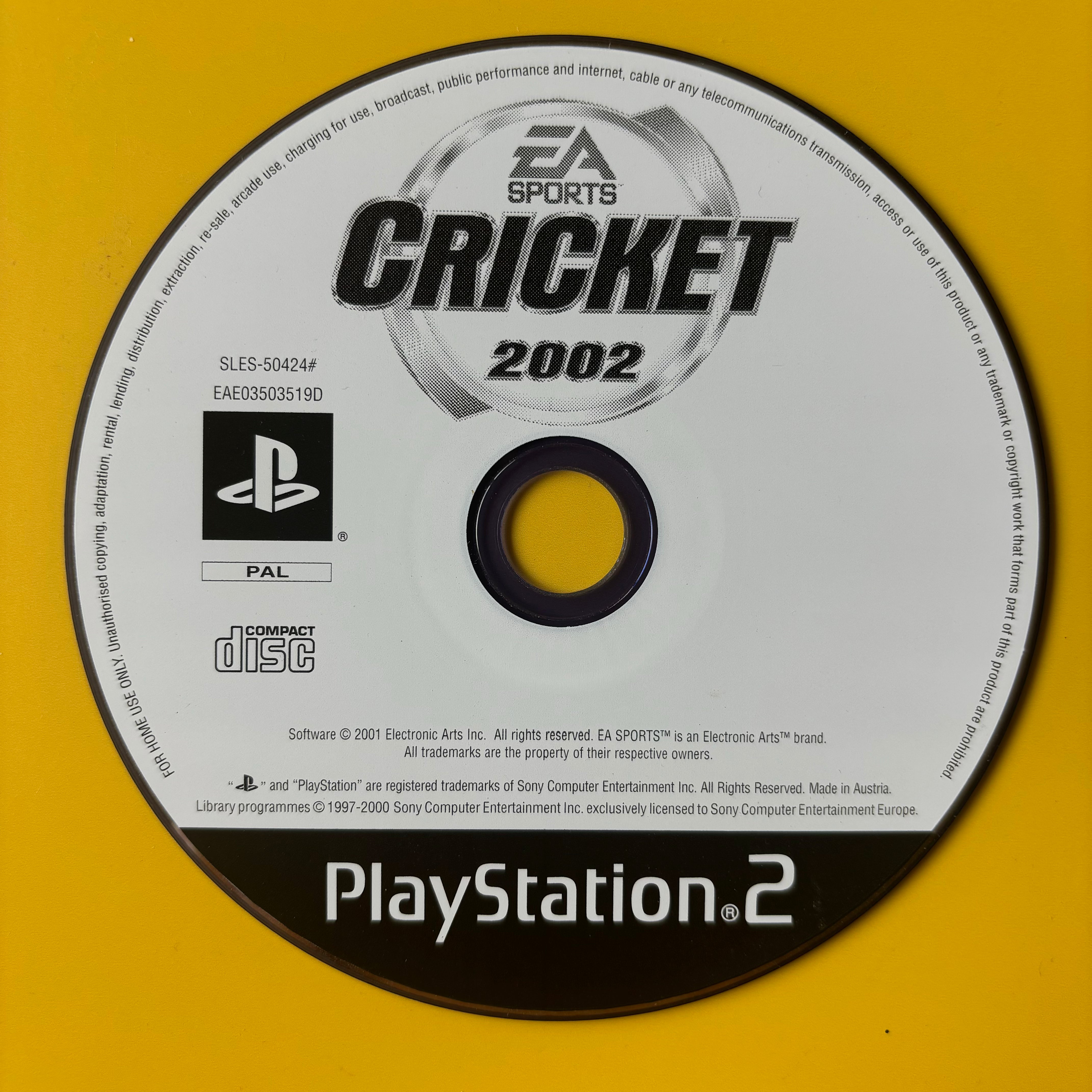 Buy PS2 - EA Sports Cricket 2002 Online in Australia | PS2 - EA Sports ...