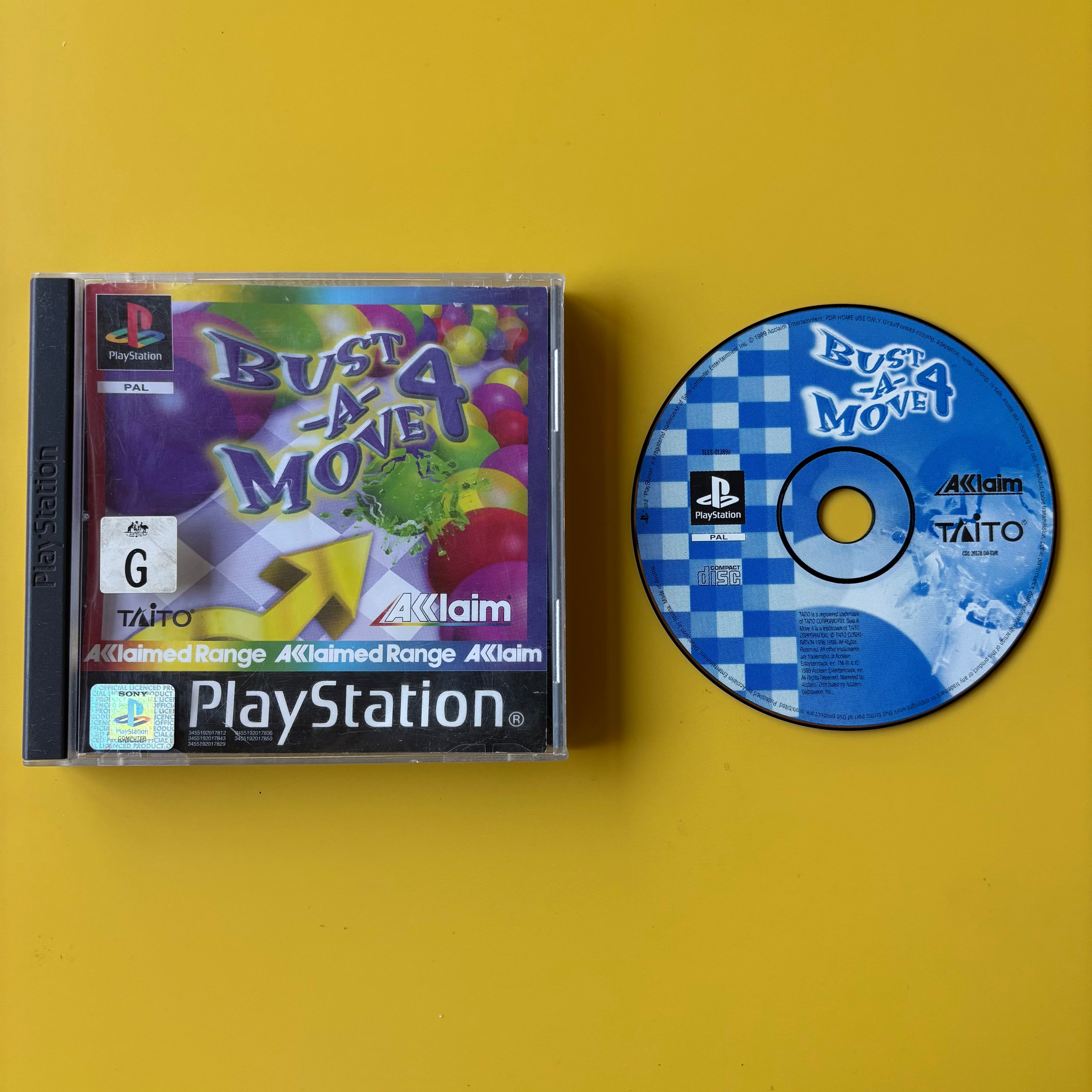 Buy PS1 - Bust-A-Move 4 Online in Australia | PS1 - Bust-A-Move 4 for Sale