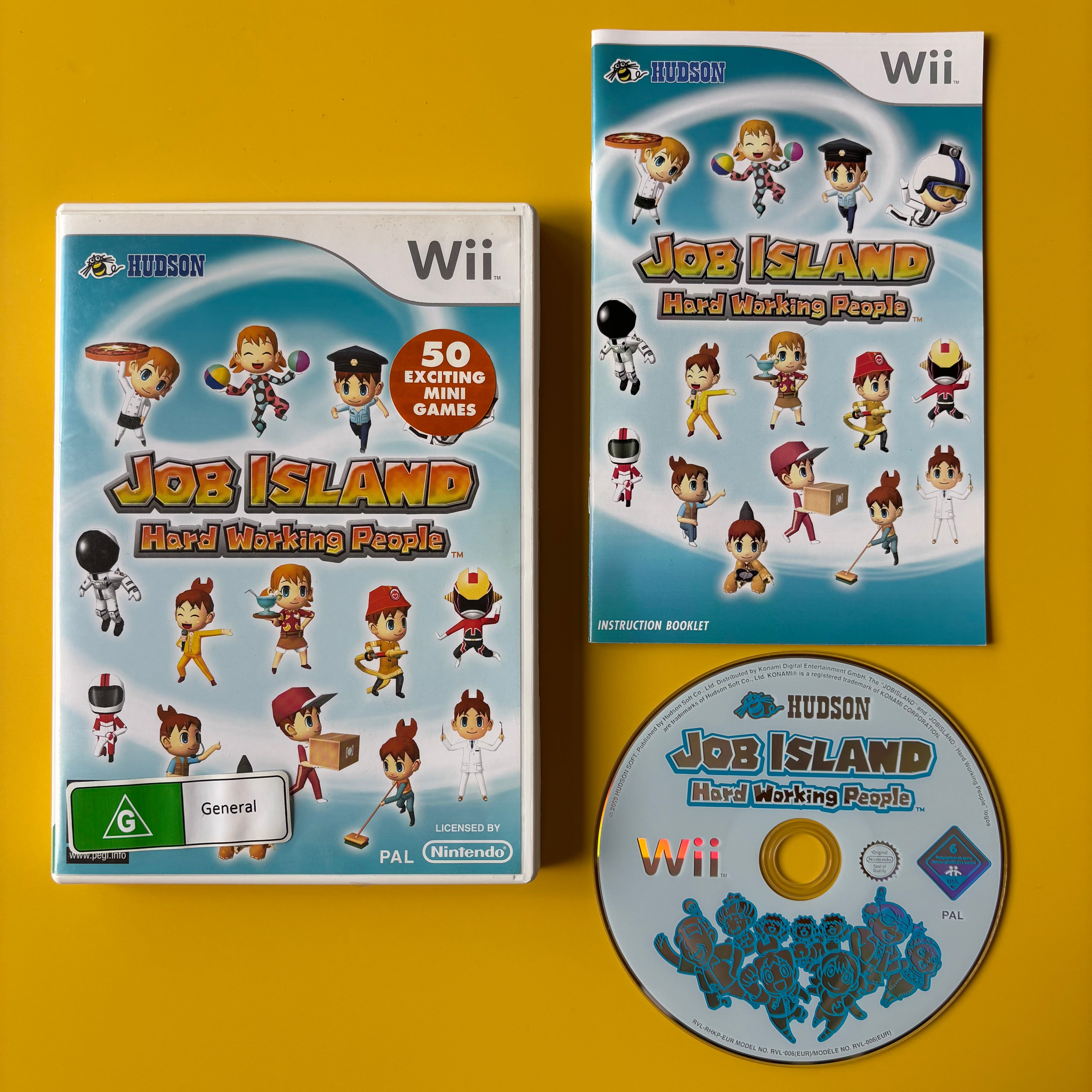 Buy Wii - Job Island Hard Working People Online in Australia | Wii ...