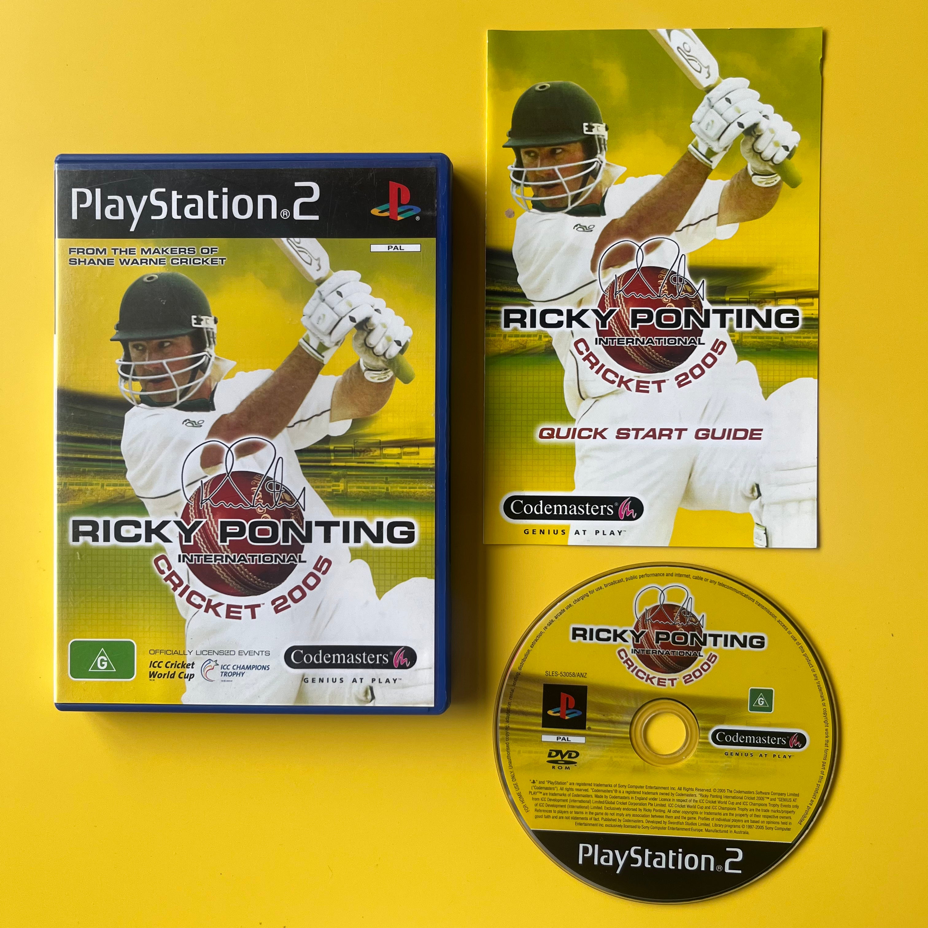 Buy PS2 - Ricky Ponting International Cricket 2005 Online in Australia ...