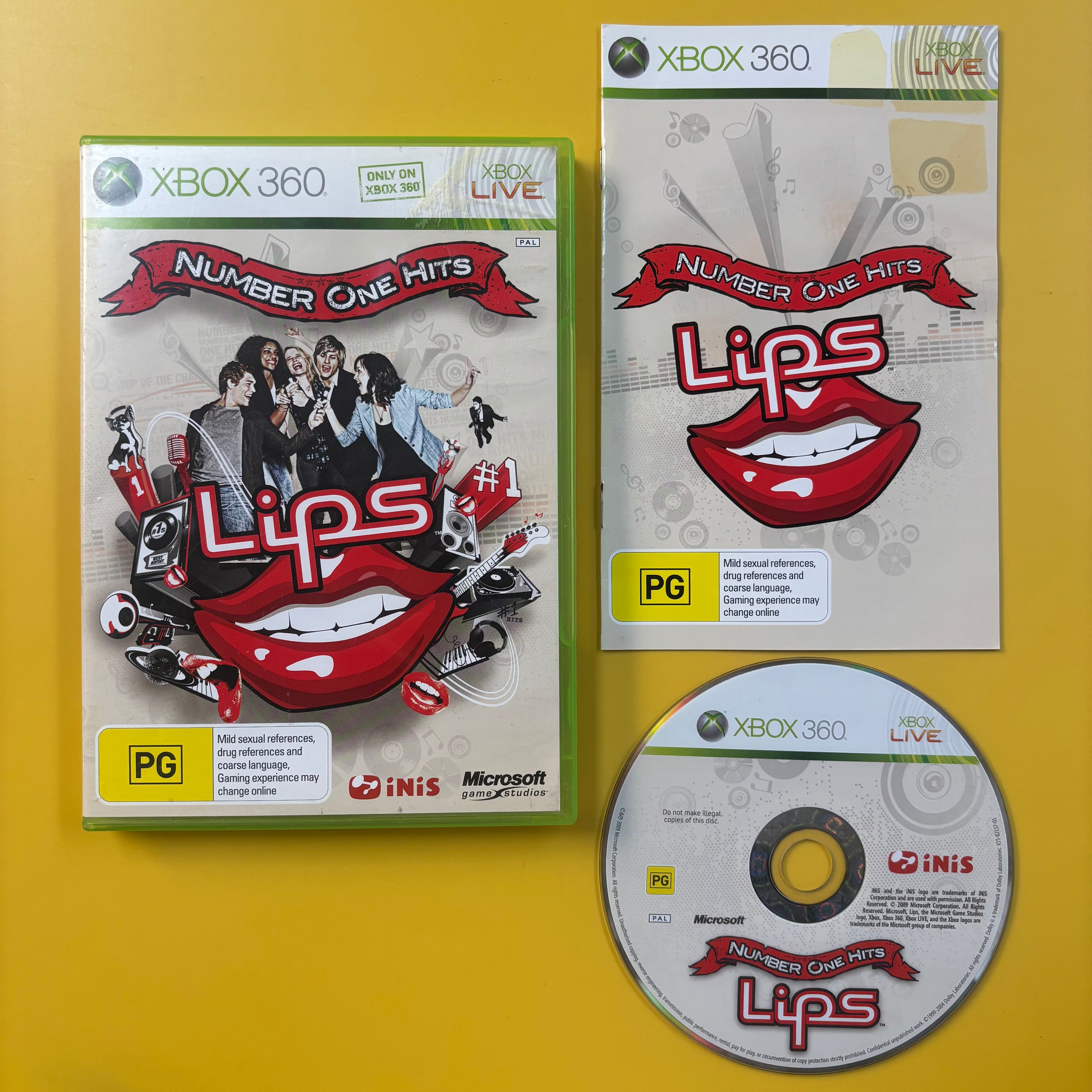 Buy Xbox 360 - Lips - Number One Hits Online in Australia | Xbox 360 ...
