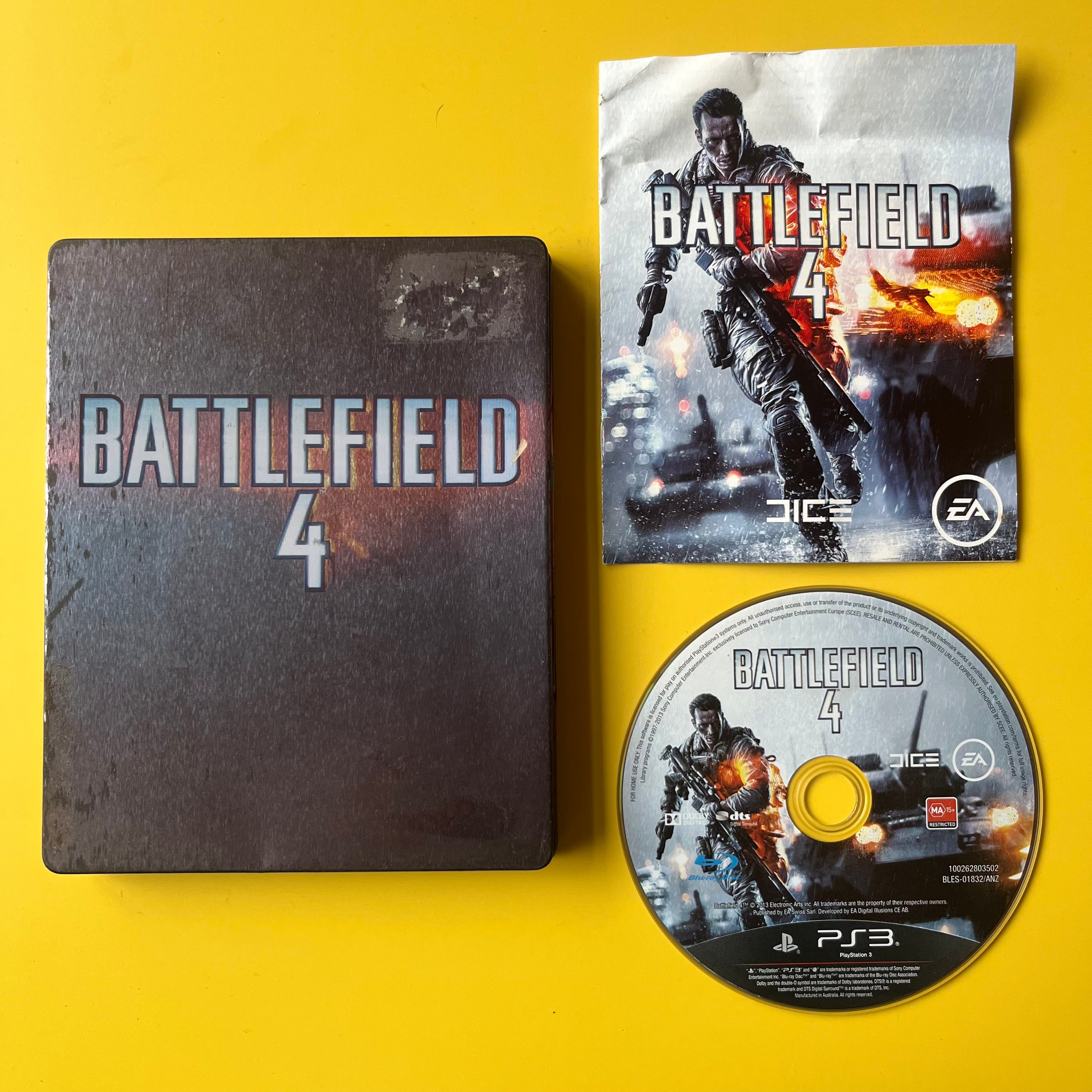 Buy PS3 - Battlefield 4 - Steel Book Edition Online in Australia | PS3 ...