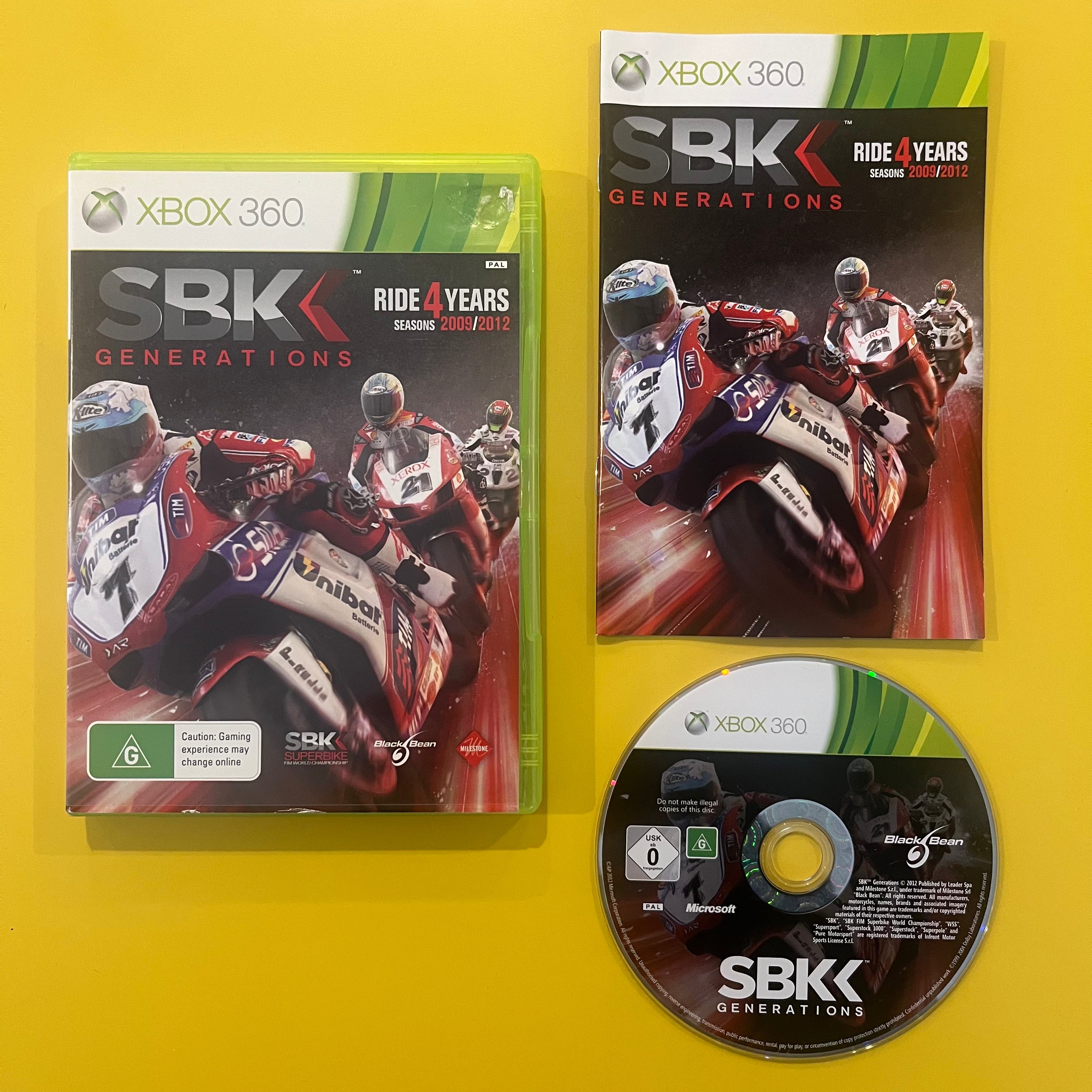 Buy Xbox 360 - SBK Generations Online in Australia | Xbox 360 - SBK ...